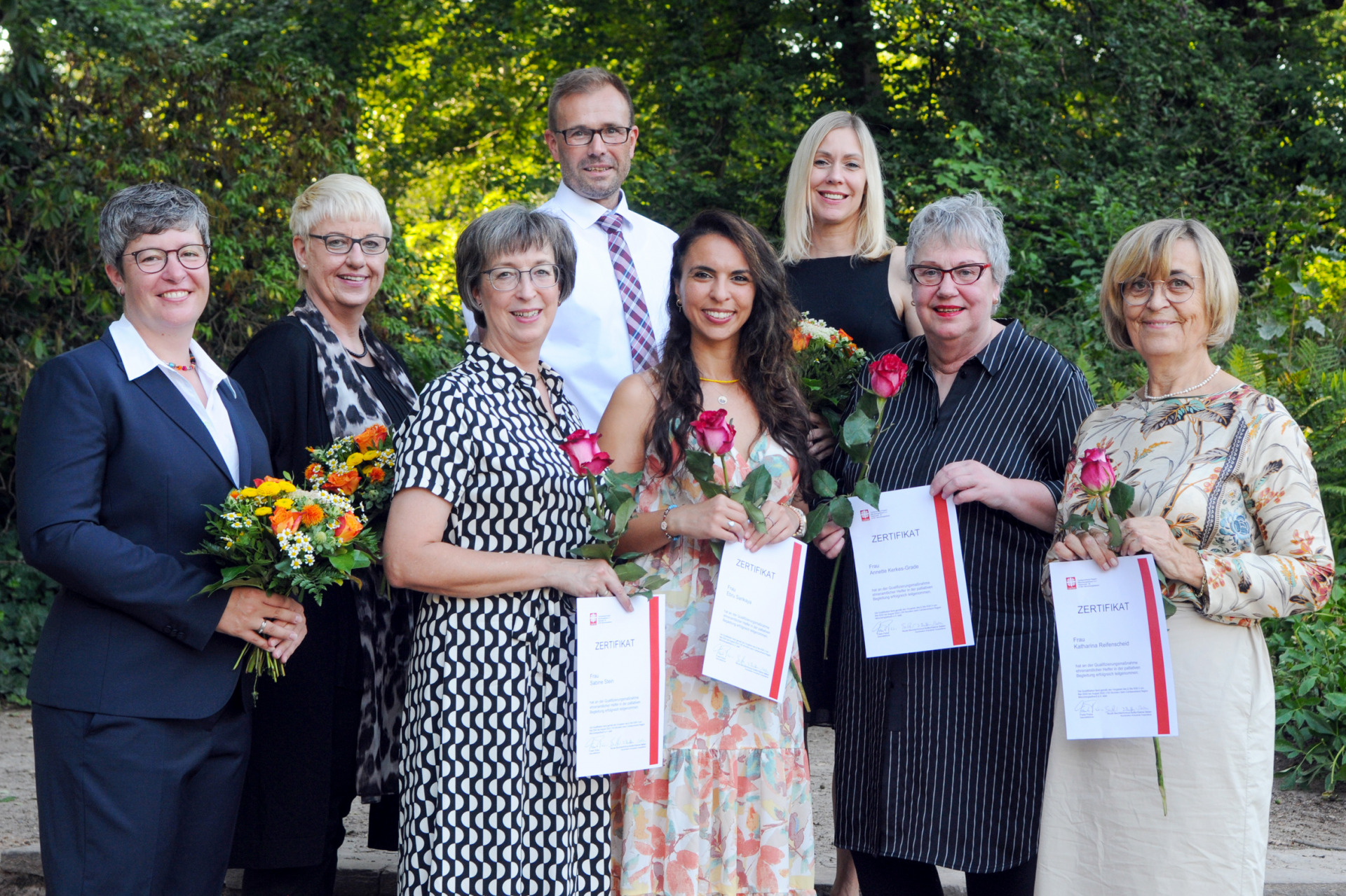 Neue Hospizbegleiterinnen der Caritas: „Es ist gut, wenn ein Mensch ...