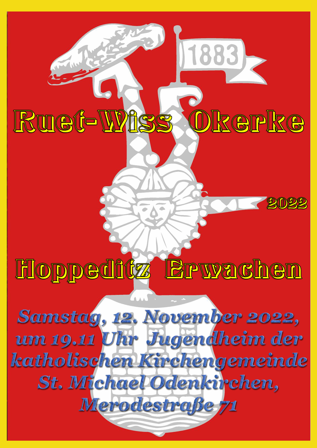 Hoppeditz Erwachen bei der Historischen Karnevalsgesellschaft von 1883 ...